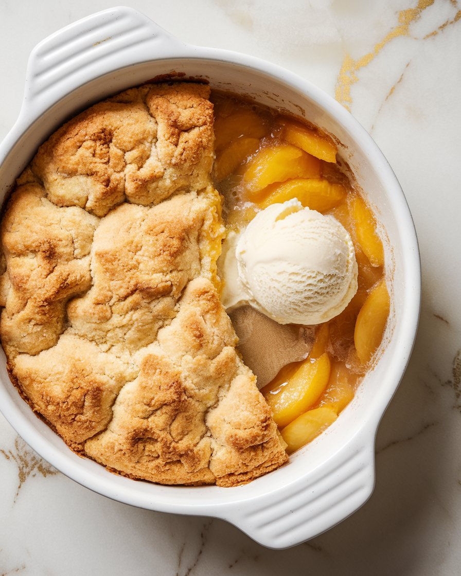 Jiffy Peach Cobbler