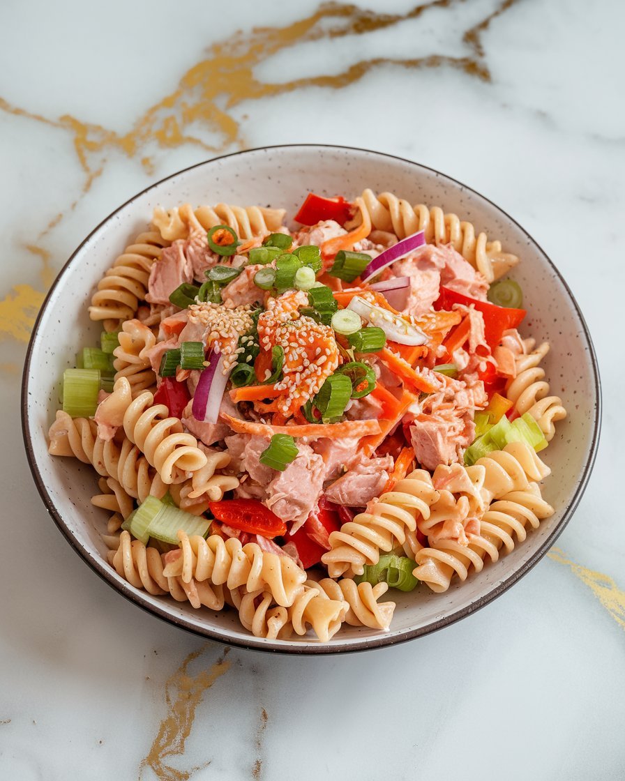 Zesty Tuna Pasta Salad Recipe With Spicy Kick – dailykitchenbites.com