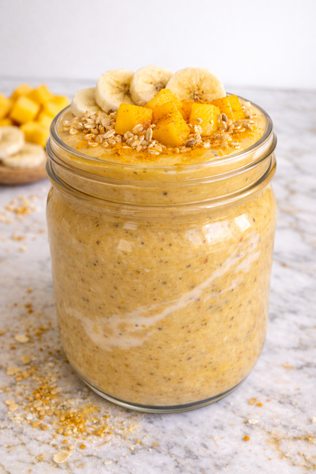 Mango Banana Oat Smoothie – dailykitchenbites.com